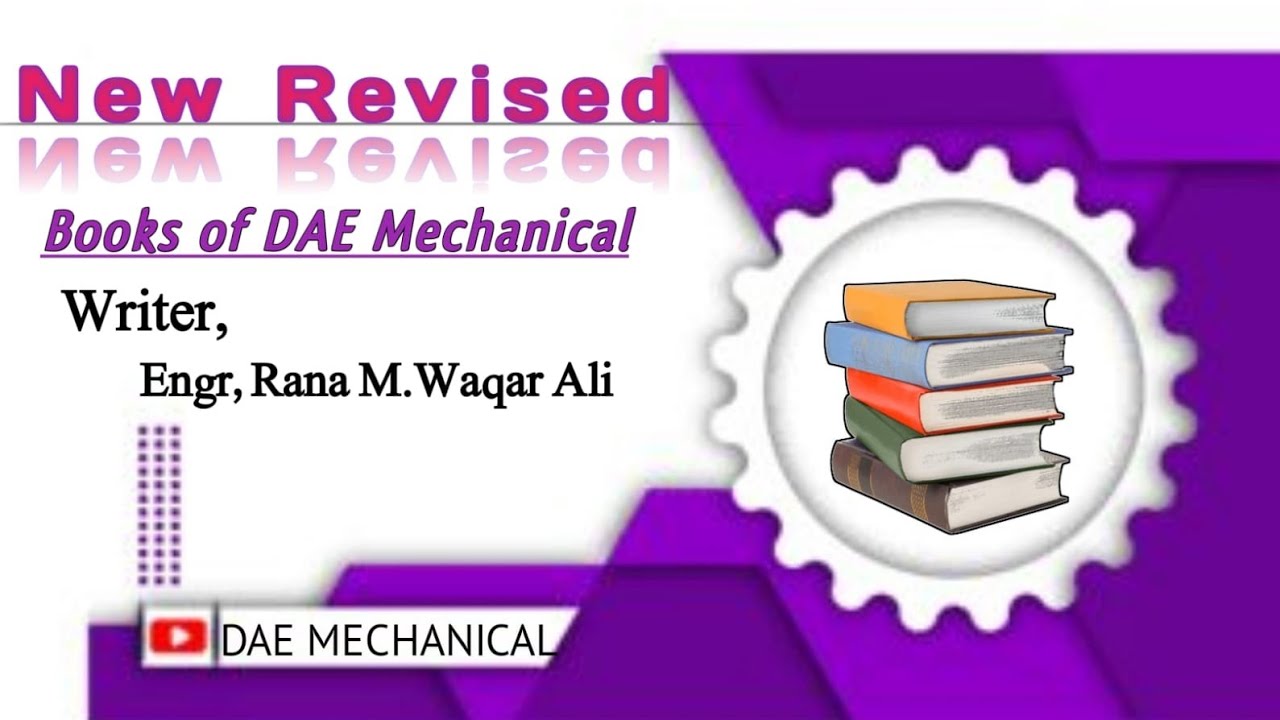 Revised books for DAE Mechanical 3rd year as per the latest syllabus of ...