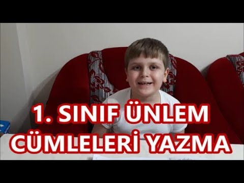 BİRİNCİ SINIF ÜNLEM CÜMLELERİ YAZMA ETKİNLİĞİ