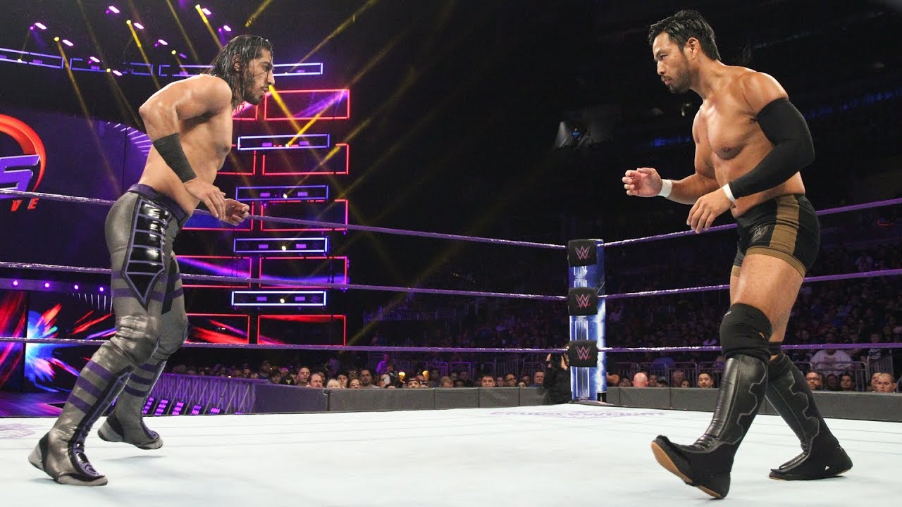 WWE Mustafa Ali Vs Hideo Itami higly match On 2O5 LIve II Pashto Songs ...