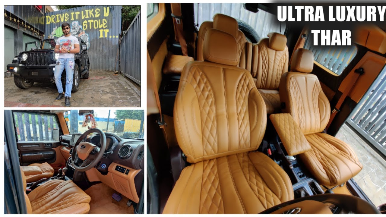 Full Luxury Interior For New Thar 2021| Push Button Start | Full ...