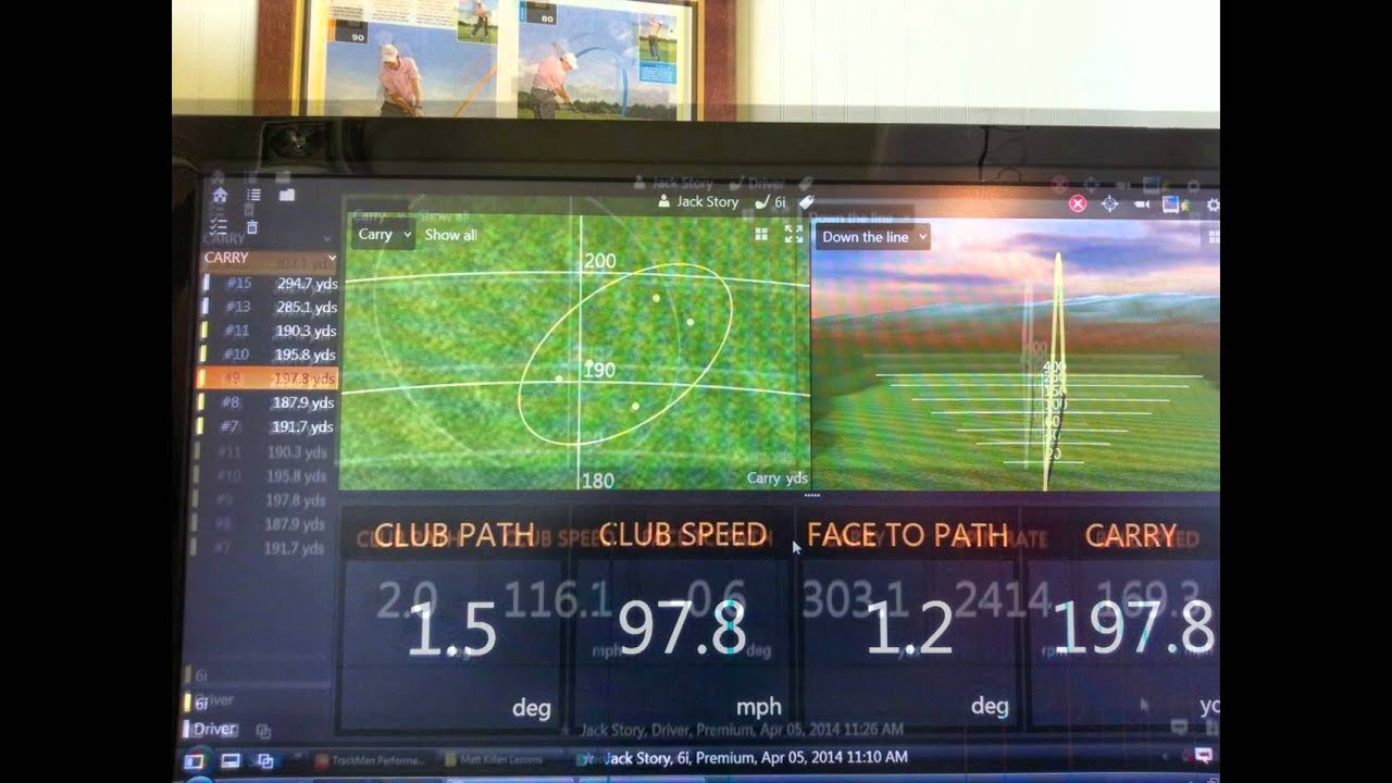 Jack Story 6-Iron and Driver Trackman Data - YouTube