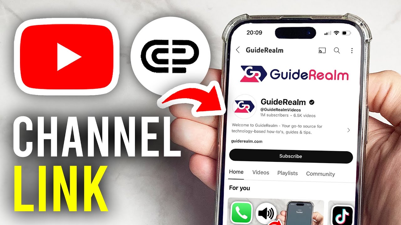 How To Find YouTube Channel Link On Mobile Phone - Full Guide - YouTube