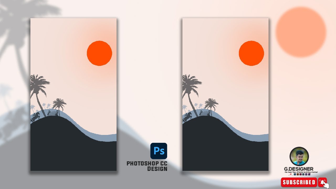 Create Phone WALLPAPER Easily in Photoshop | - YouTube