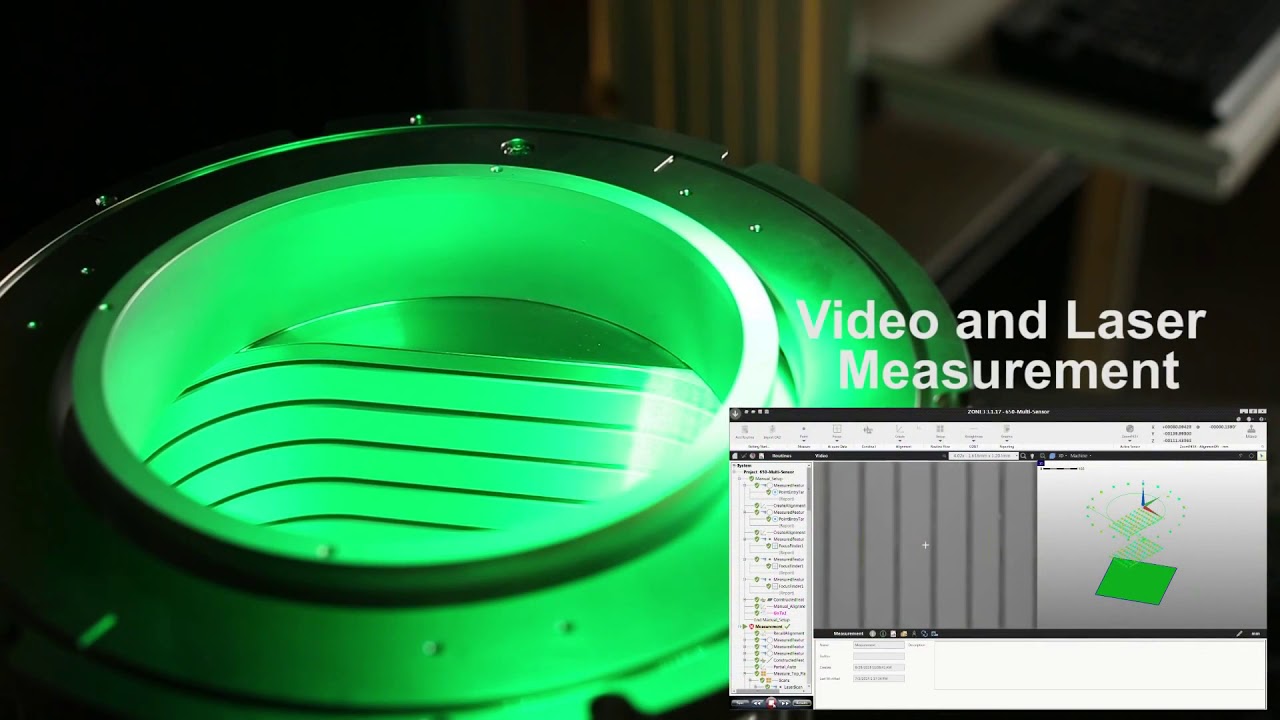 3차원 측정기 OGP SmartScope Quest 650 - YouTube
