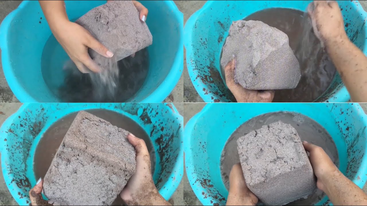 New Sand Cement Bombastic Crumbling In Water😱🔥😍Don’t forget to Watch ...