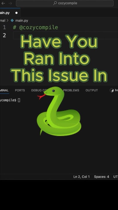 Have You Ran Into This Issue In Python Codingtips Python Pythontips Youtube
