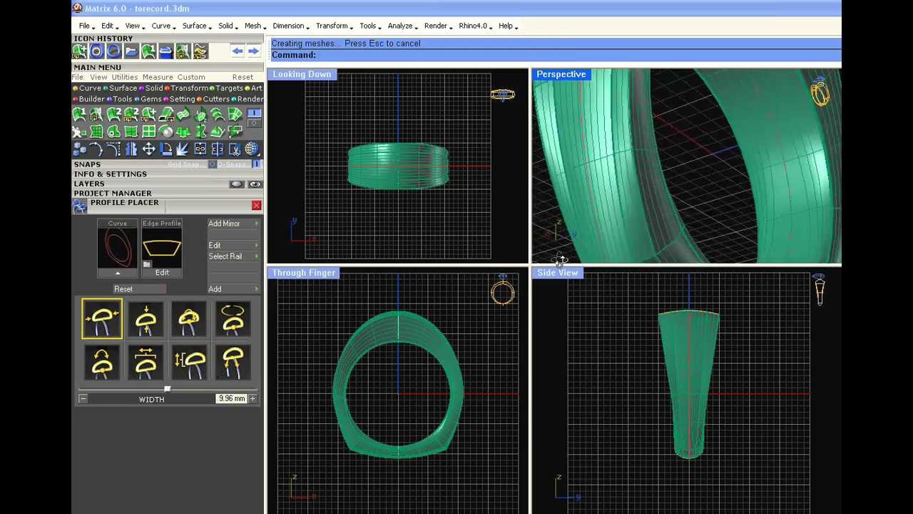3D jewelry design-HƯỚNG DẪN VẼ NỮ TRANG 3D RHINO-MATRIX 6.0- 0913668297 ...