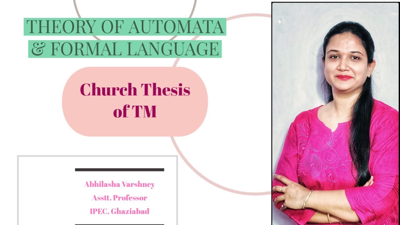 Church Thesis| Turing Machine | Automata - YouTube