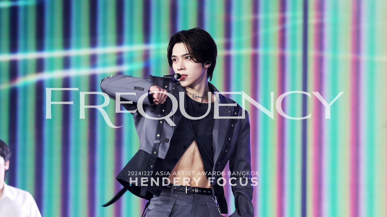 [4K FULL] 241227 AAA in Bangkok 'frequency 超频率' HENDERY 헨드리 黃冠亨 WayV fancam - YouTube