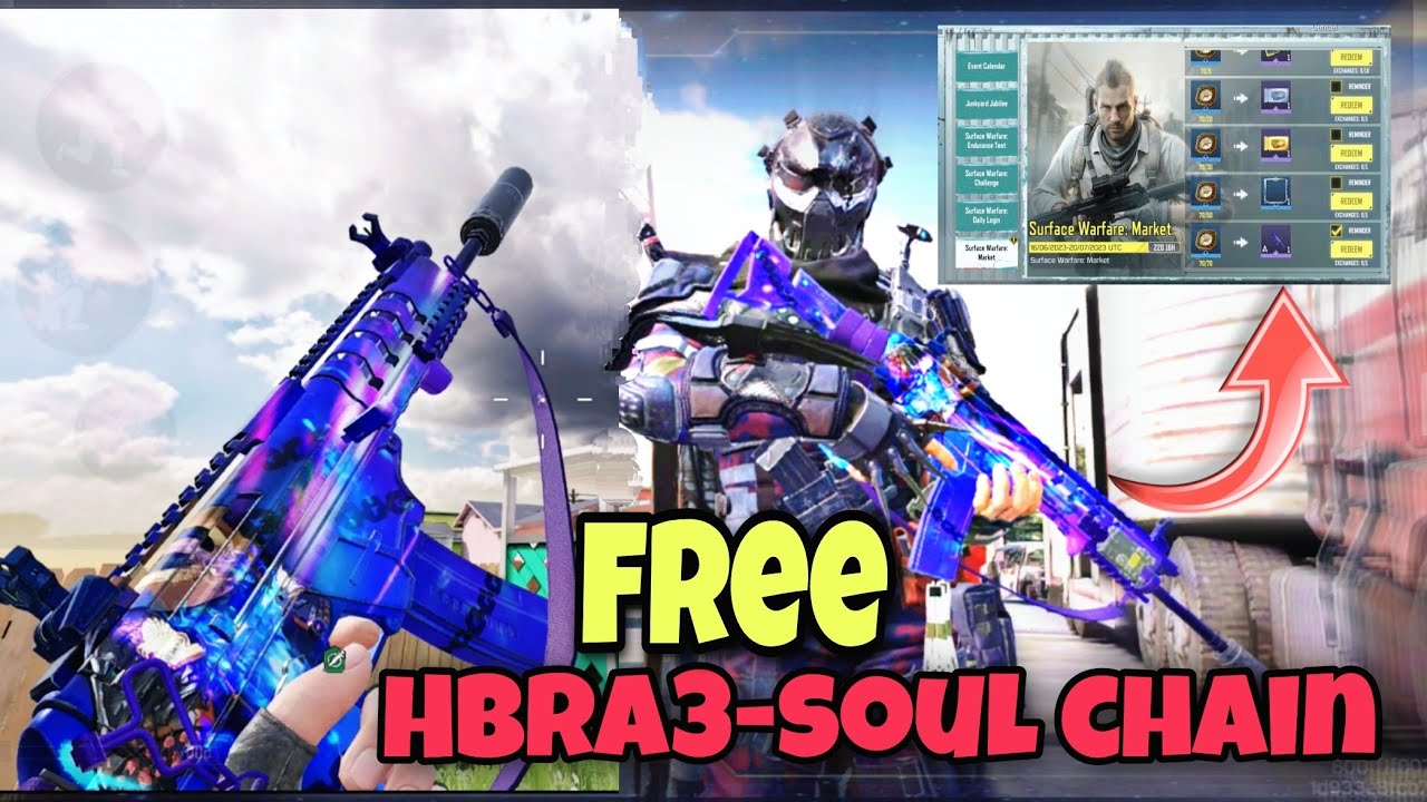 Cod mobile HBRa3-Soul Chain || How to get free HBRa3 - Soul Chain epic ...