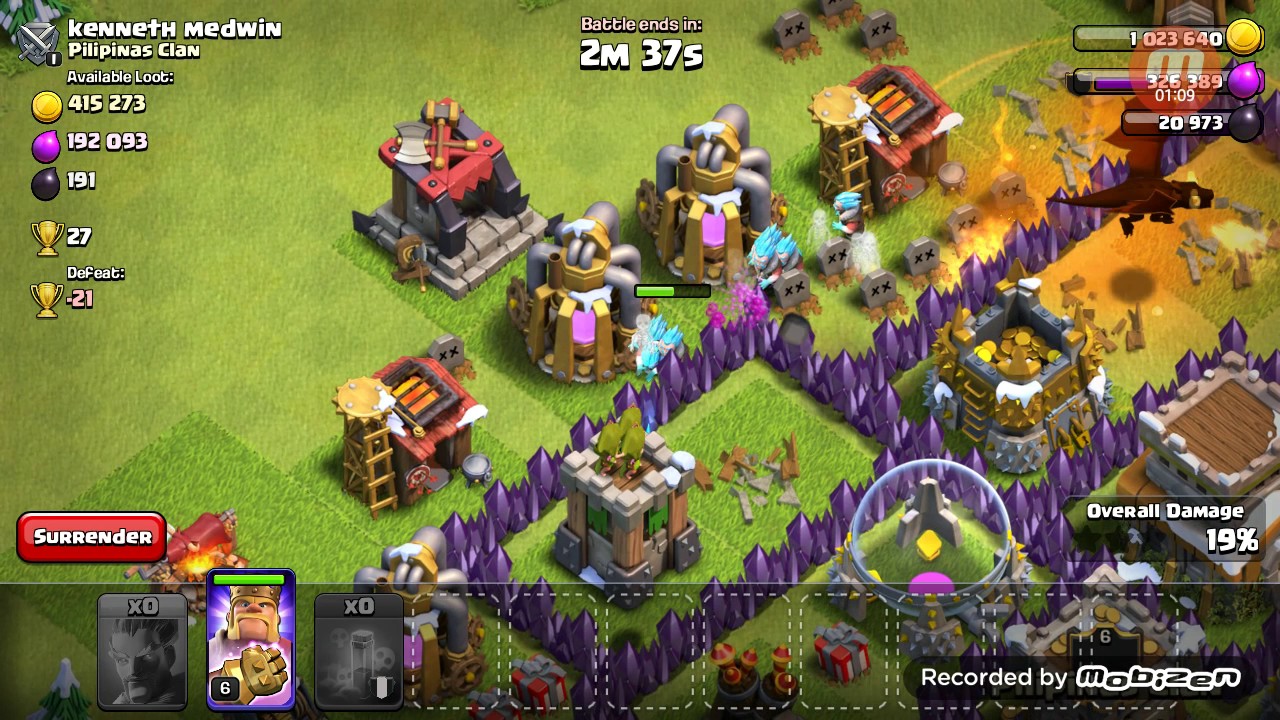 Useing 50 Ice wizards In battle - YouTube