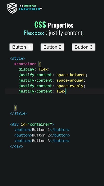 Css Flexbox Justice Content Property Htmlandcss Shorts Viral Trending Htmlcss Youtubeshort