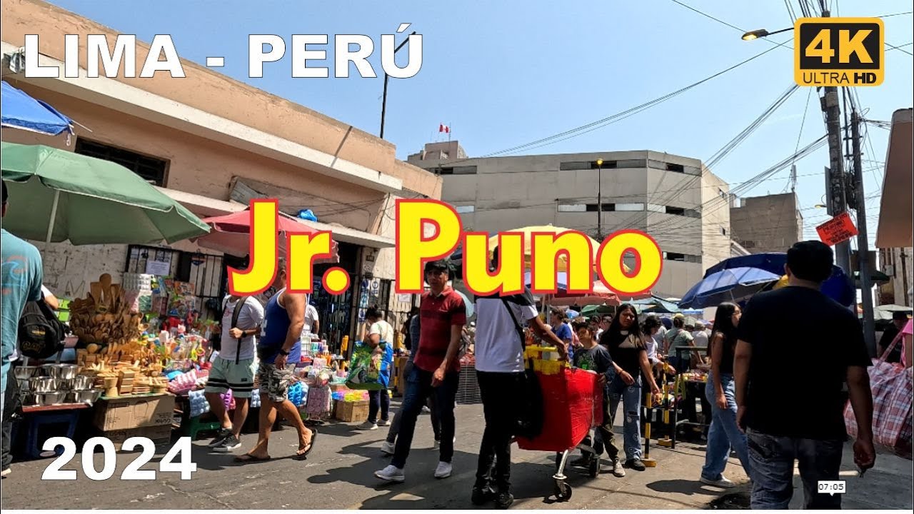 Jr. Puno caminando LIMA - PERÚ - YouTube