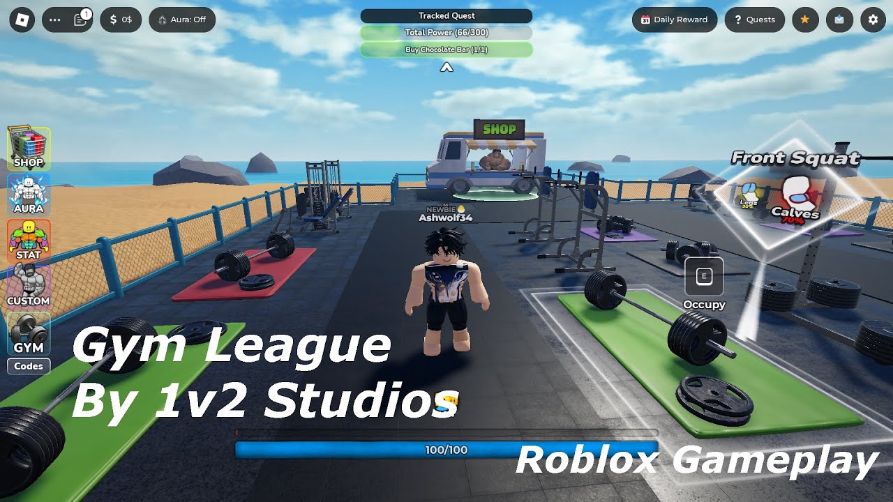 Gym League By 1v2 Studios (Roblox Gameplay) - YouTube