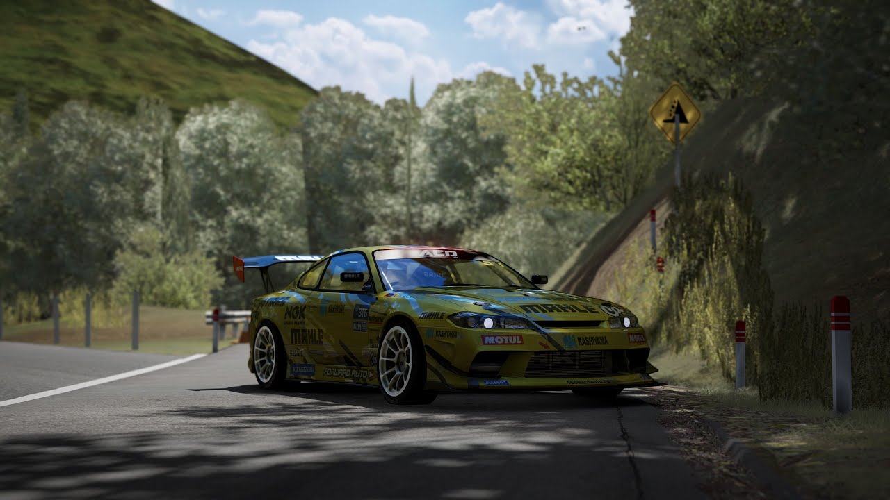 Drifting On Extremely Narrow Touge | With ACDFR Nissan Silvia S15 ...