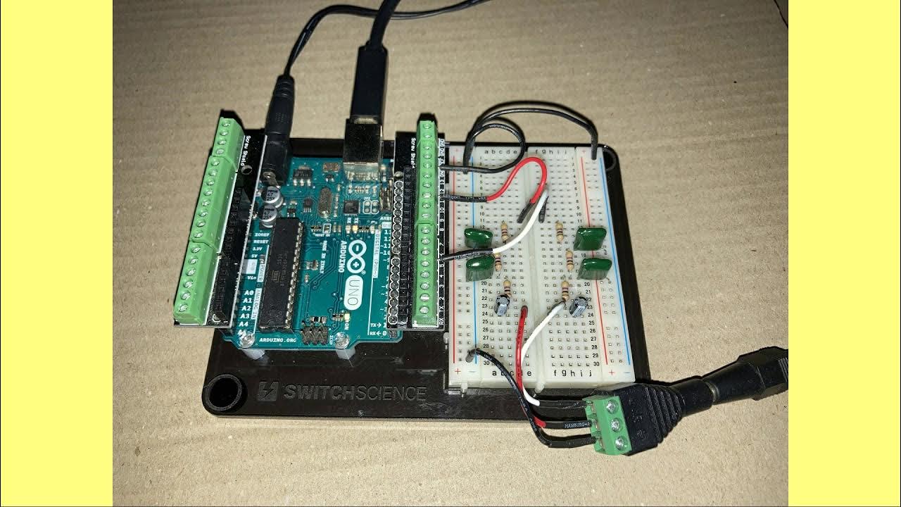 Digital Synth VRA8-Q v3.2 Demo (Recording from Arduino Uno + Delay FX ...