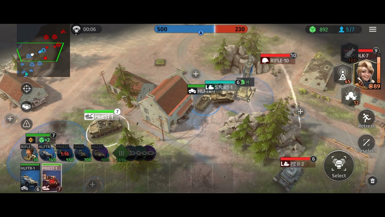 world war armies modern rts gameplay - YouTube