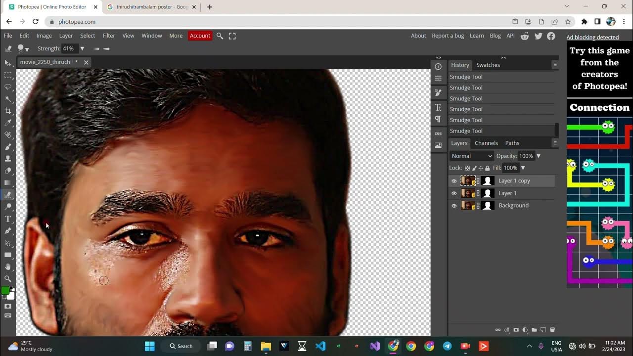Photopea (Project 4: Smudge Painting) Created by Trishanth Kumar - YouTube