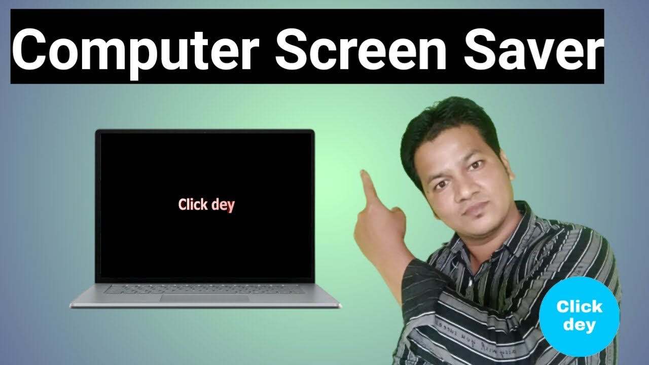 Computer me screen sever setting kaise kare - YouTube