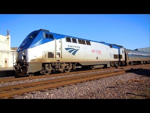 Amtrak's "Big Game" unit on Missouri River Runners 316/311 - YouTube