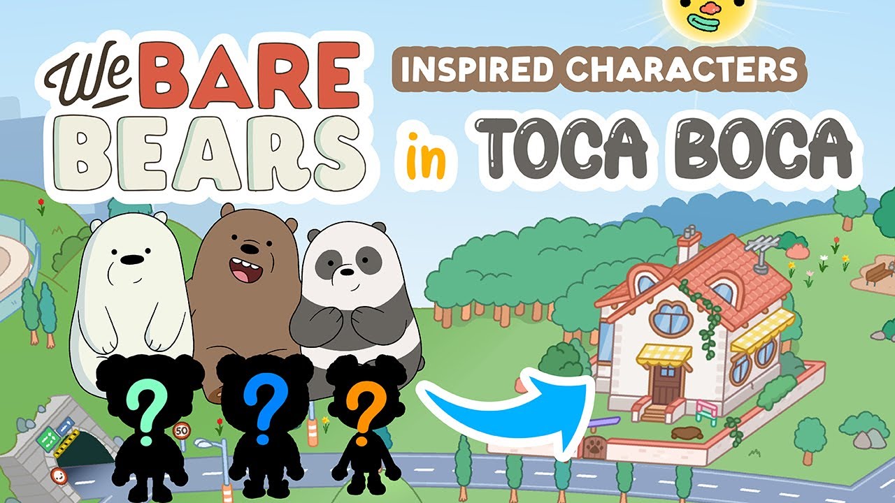 We BARE BEARS inspired Home Fluffy Friends House Cute Characters not ...