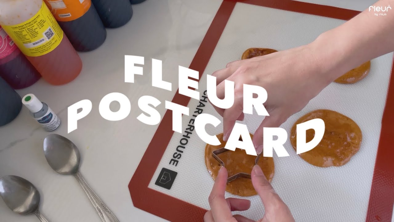 Fleur Postcard #10 - cake shop vlog | cake decorating | dalgona game ...