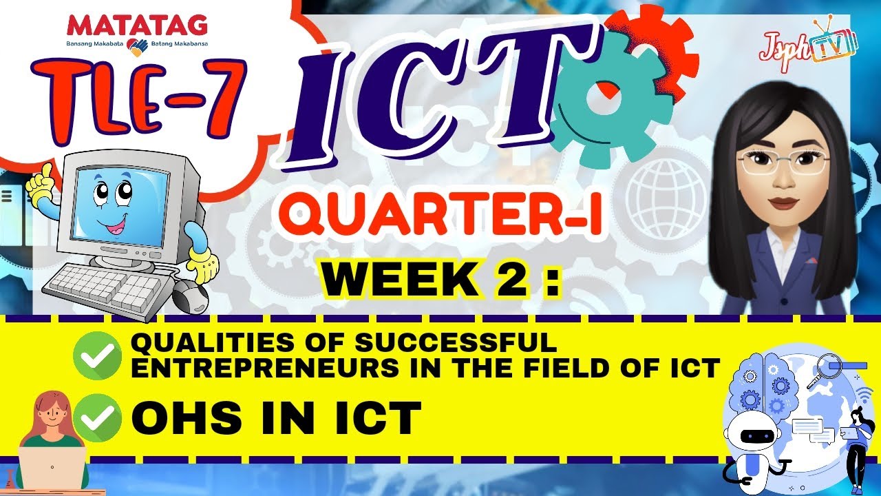 MATATAG TLE7 | ICT :WEEK 2 Qualities of Successful Entrepreneurs in the Field of ICT and OHS in ...