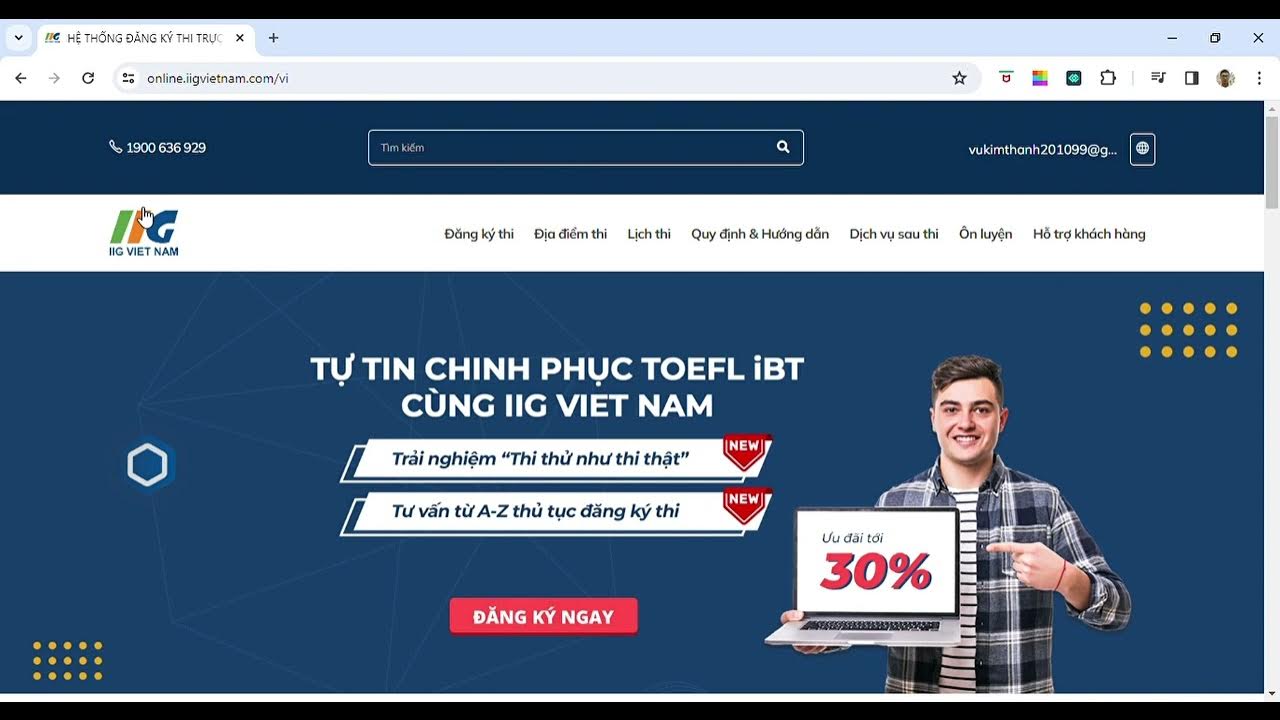 HƯỚNG DẪN ĐĂNG KÝ THI IC3, TOEIC TRÊN IIG, VÀ CÁCH TẢI PHIẾU DỰ THI VÀ IN SẴN TẠI NHÀ #toeic # ...