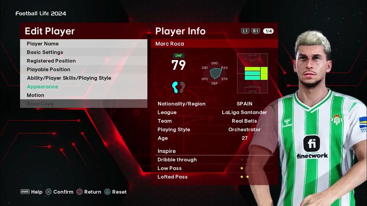 REAL BETIS 2023/2024 Transfer Update Facepack PES 2021-SPFL2023-SPFL2024 - YouTube