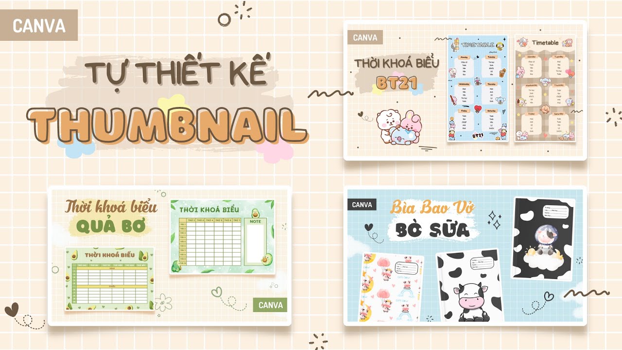Cách làm ảnh bìa thumbnail cho video Youtube bằng Canva (P1 ...