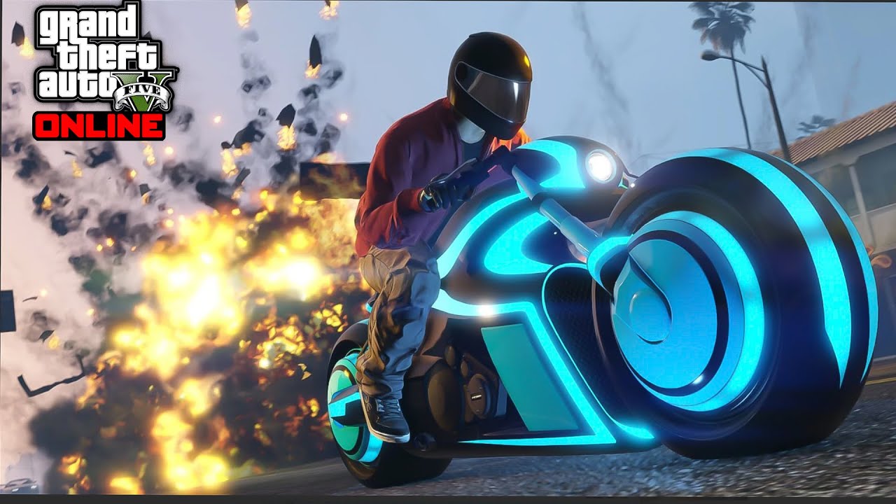 GTA 5 TRON BIKE CHALLENGE IS IMPOSSIBLE! - YouTube