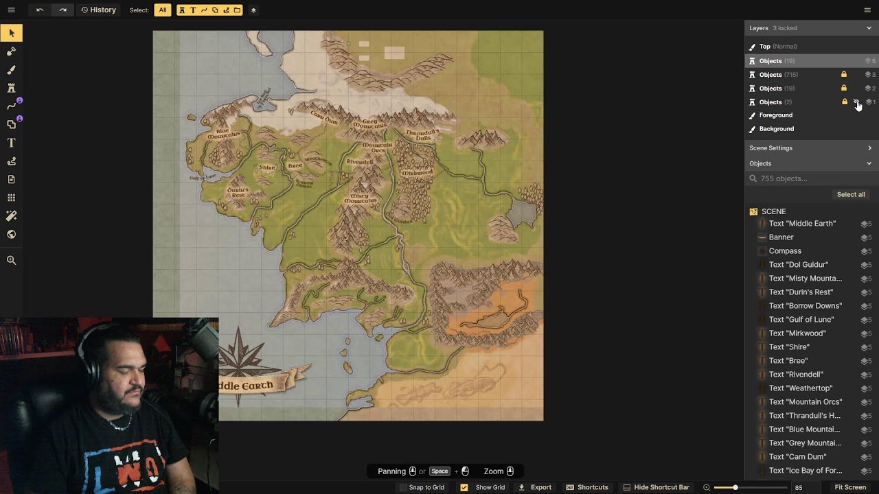 Designing Map of Middle Earth in Inkarnate! - LOTR Conan RP - NHRP ...