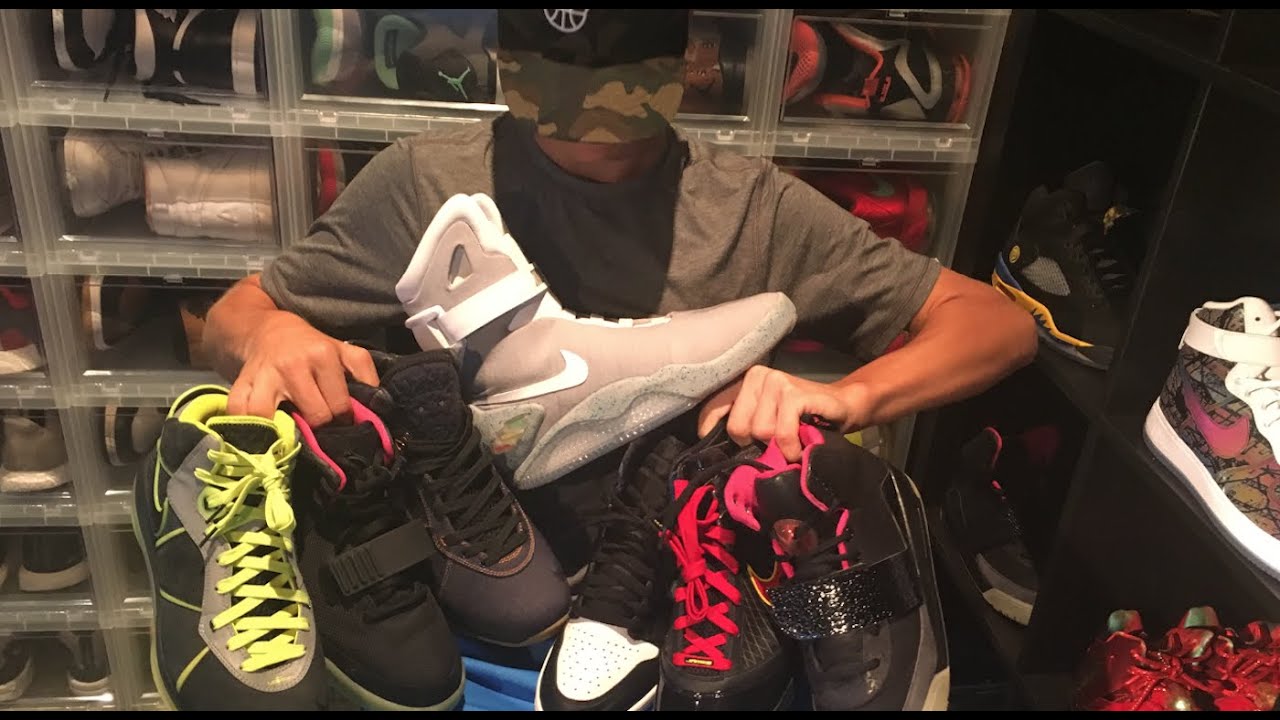 MY WHOLE ENTIRE SNEAKER COLLECTION!! (MUST WATCH) - YouTube