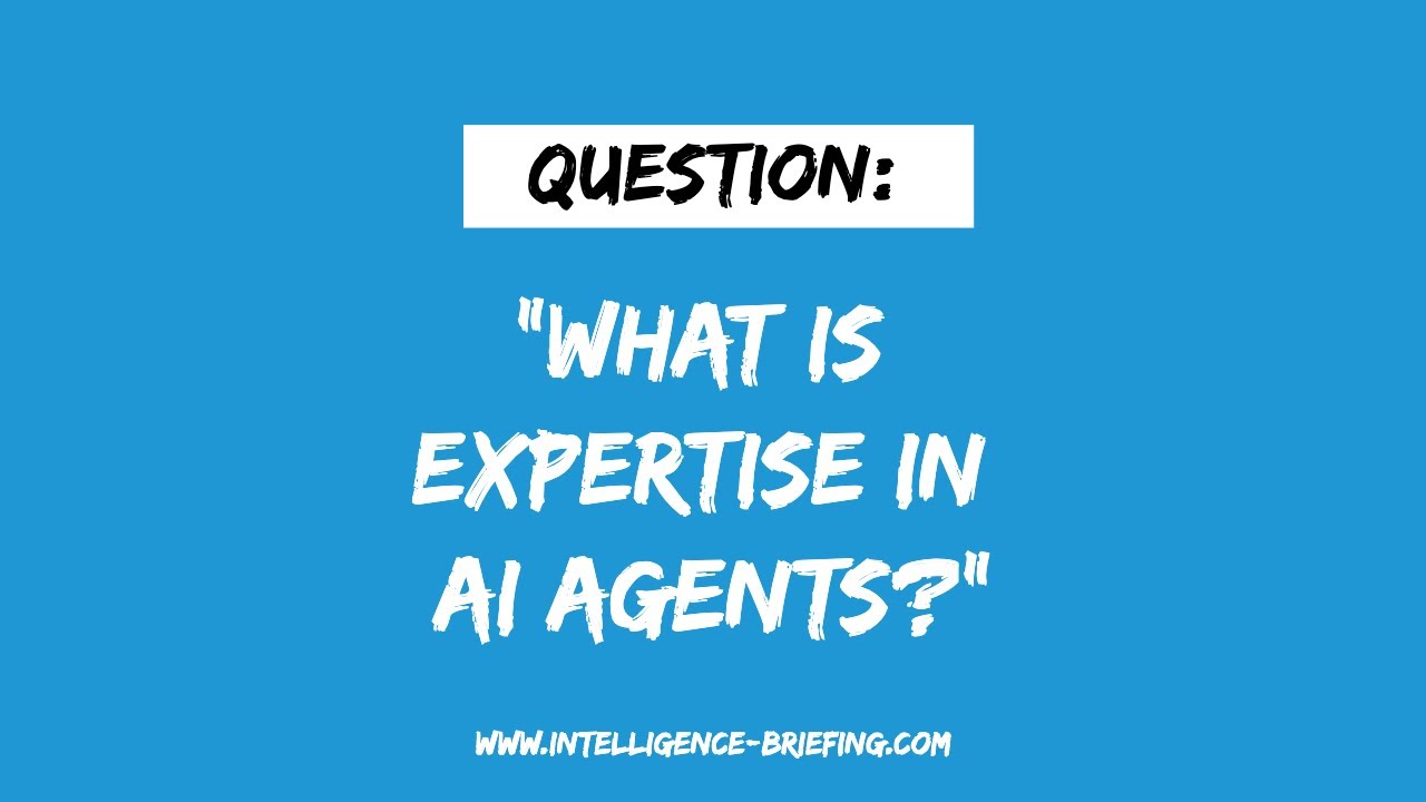What Is Expertise In AI Agents? (Guest: Kence Anderson) - YouTube