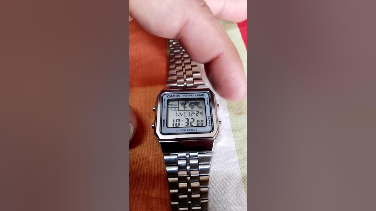 CASIO A500WA-7 Review - YouTube