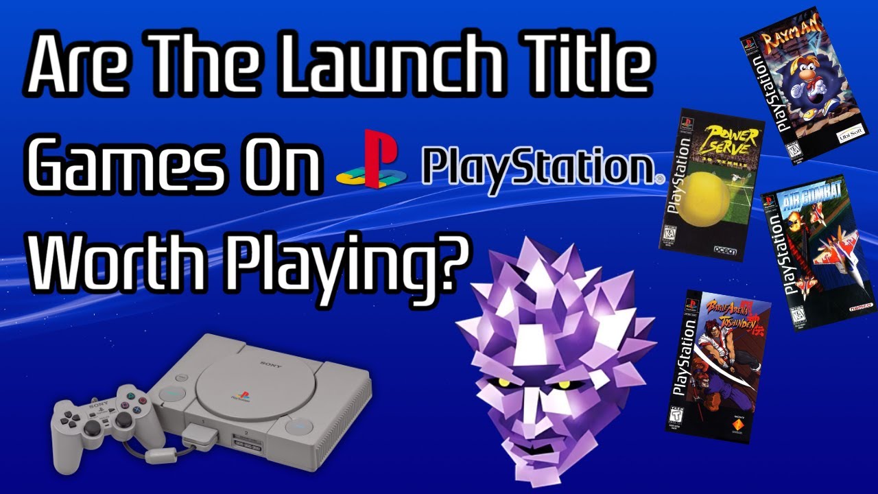 Are The Launch Title Games On PS1 Worth Playing? (NA) - YouTube