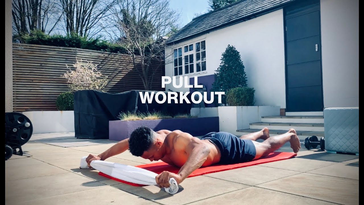 Upper Body PULL WORKOUT (HOME WORKOUT) - YouTube