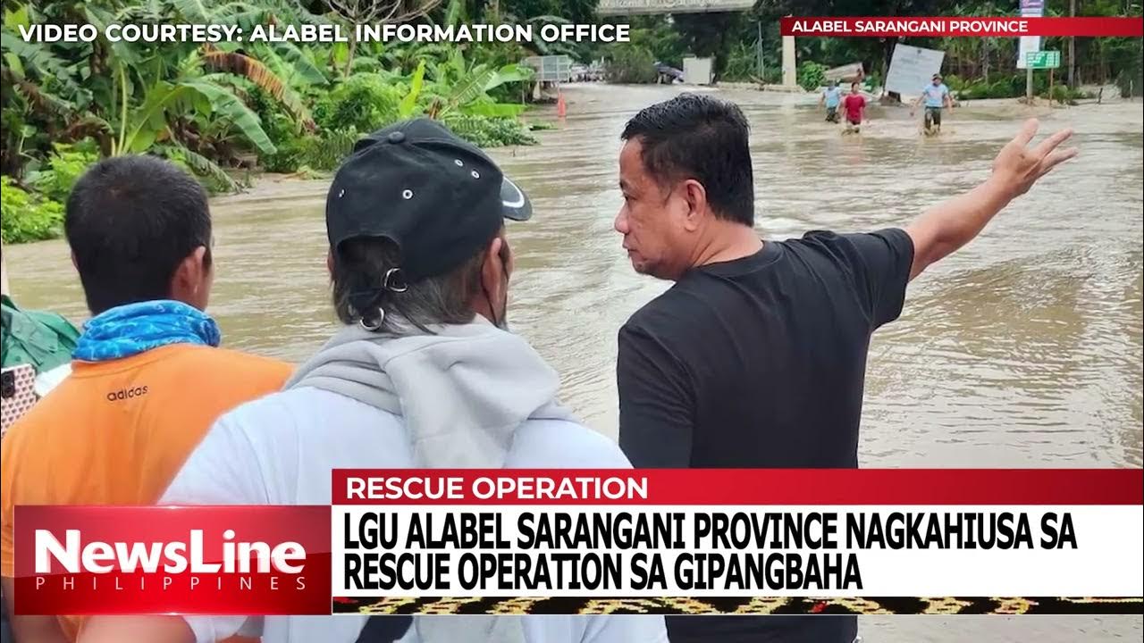 LGU Alabel Sarangani Province nagkahiusa sa rescue operation sa gipangbaha - YouTube