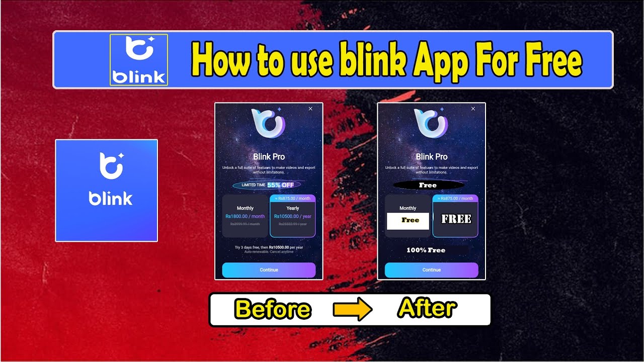 How to save Blink App video for free | blink app |How to export video ...