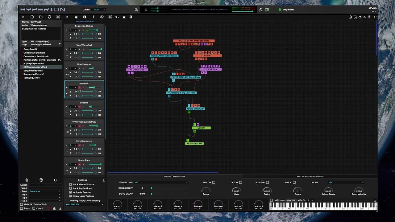 Hyperion Synth - Generative patch tutorial / walkthrough - YouTube