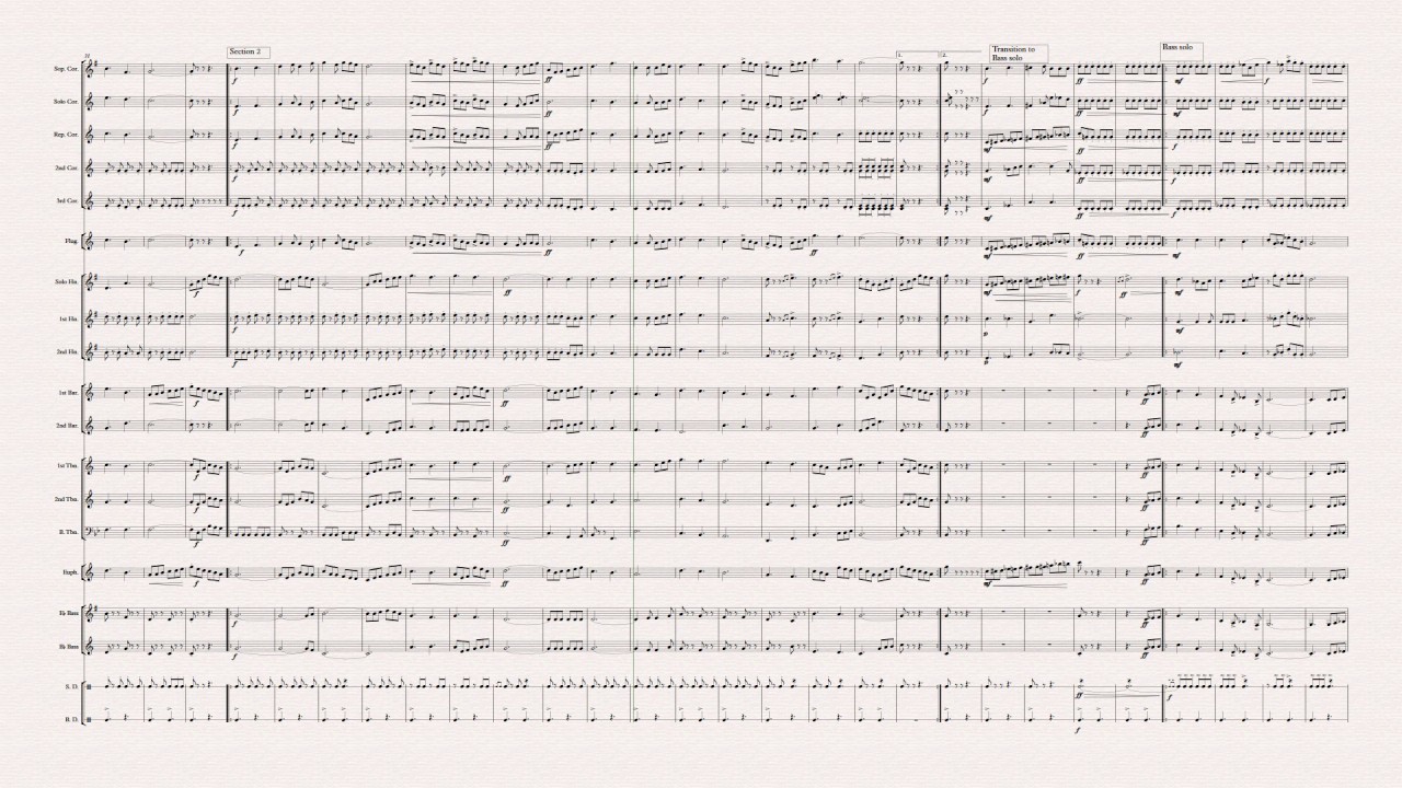 March for Brass Band - AS Music Composition - YouTube