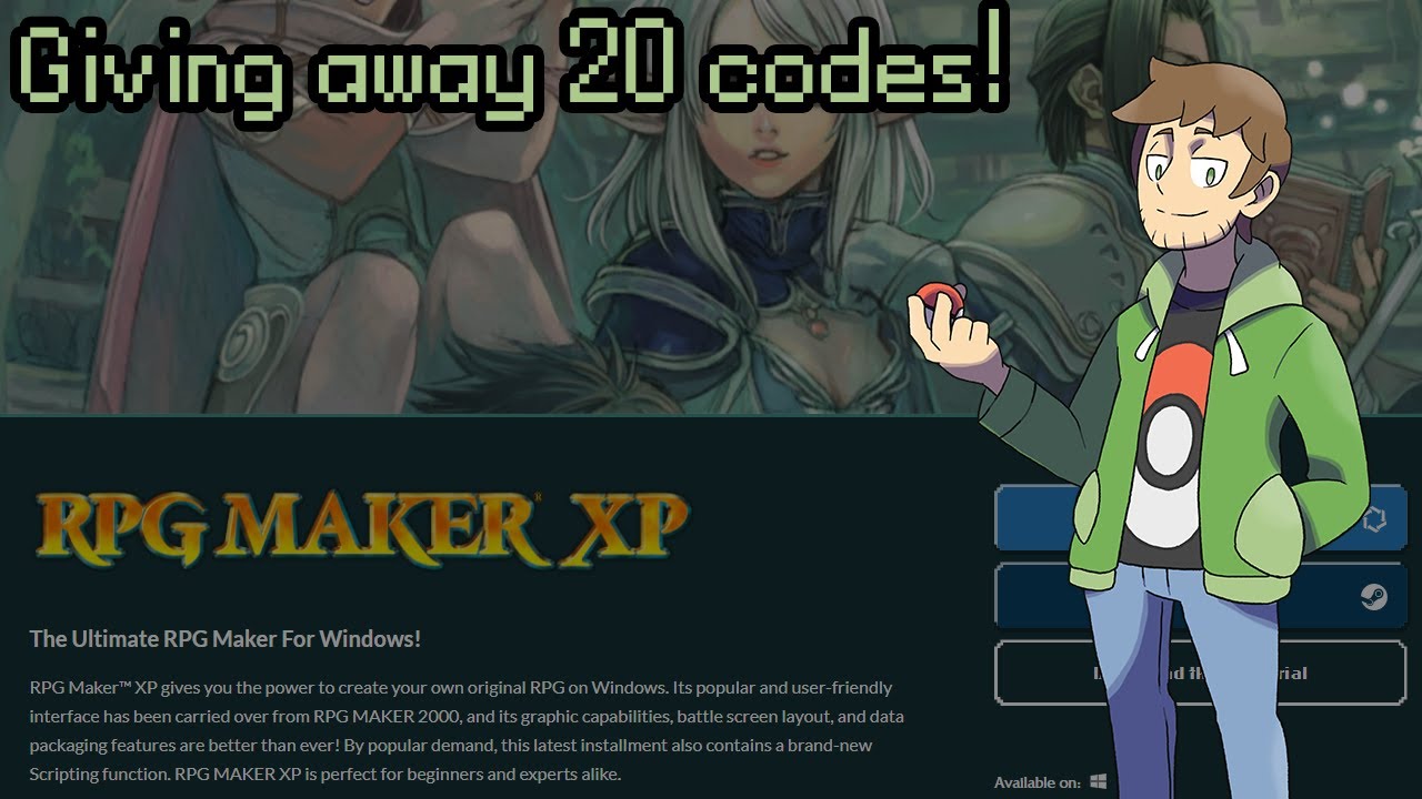 I'm Giving Away 20 RPG Maker XP Codes! - YouTube