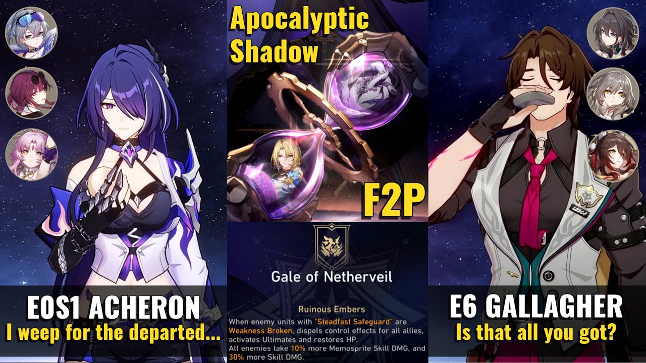 NEW Apocalyptic Shadow Stage 4 | E0S1 Acheron & E6S0 Gallagher - F2P ...
