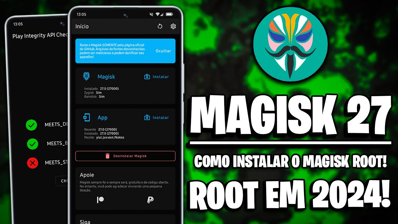 NOVO MAGISK v27.0! | COMO INSTALAR O MAGISK ROOT NO SEU ANDROID! - YouTube