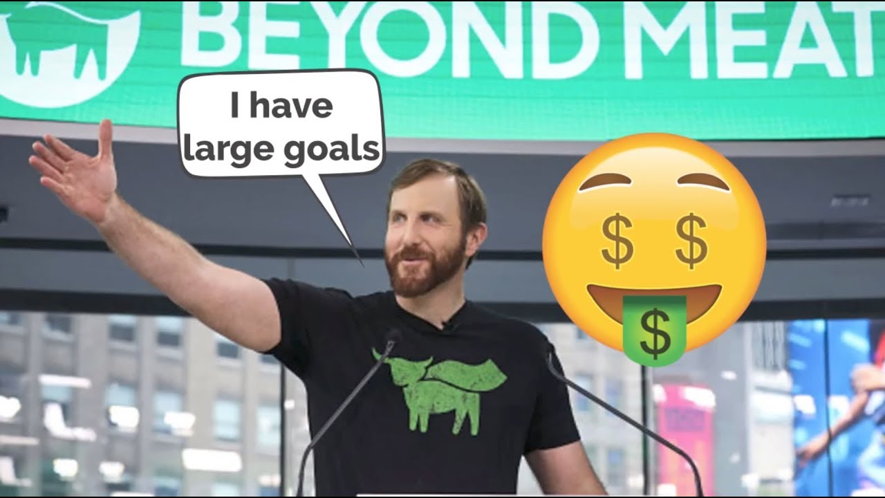 Beyond Meat CEO Ethan Brown want to make 40 billion per year! - YouTube