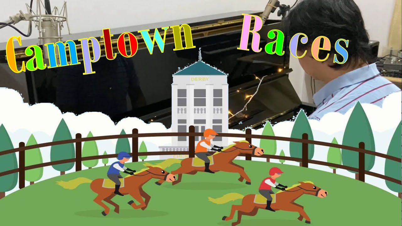 Camptown Races Piano | Beautiful Folk Songs Sing along and piano Tutorial | Kidzstation - YouTube