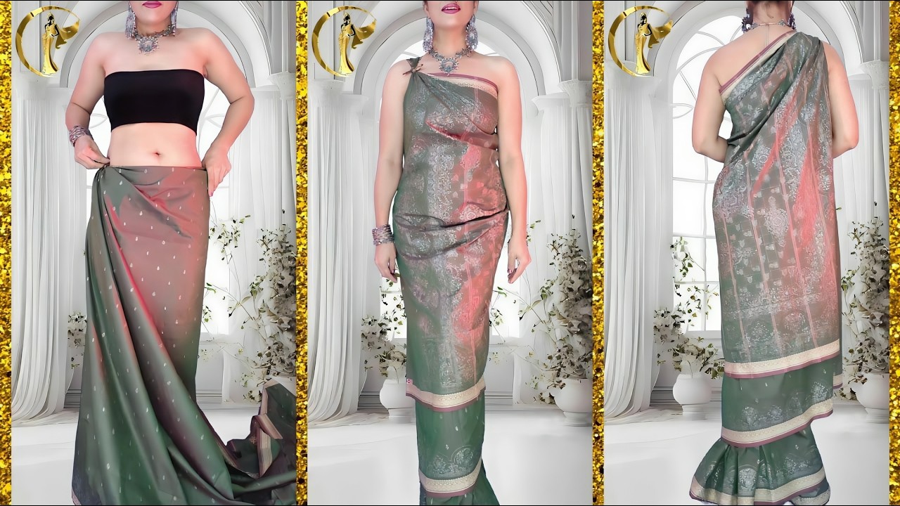 How To Wear Kunbi Kala Saree of Goa | Traditional Goan Saree Draping ...