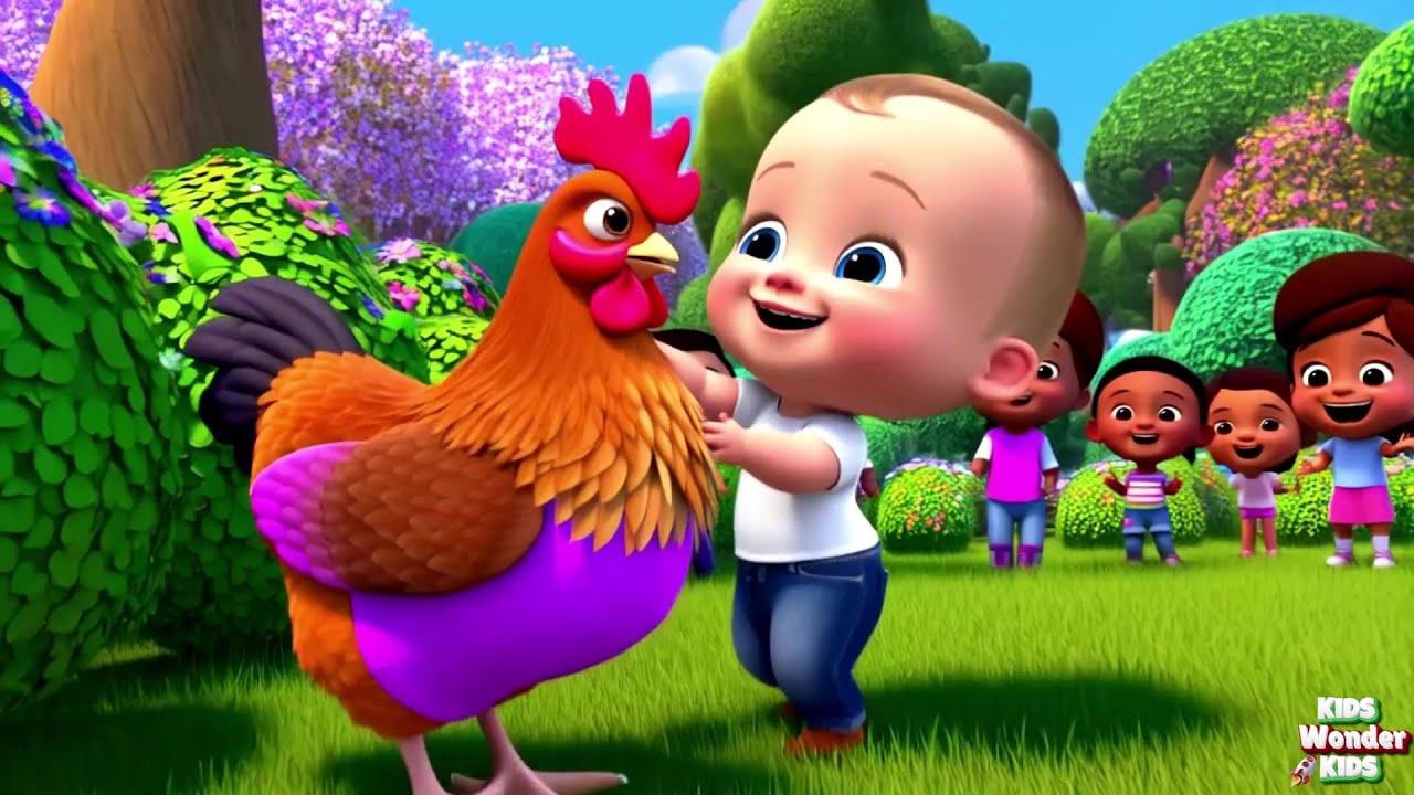 👦🐔 My Happy Hen! A Fun Song for Kids About Farm Animals and Friends ...