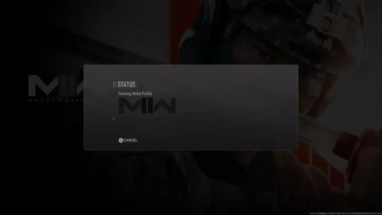 Call of Duty: Modern Warfare 2 - Multiplayer “Fetching Online Profile” Loop - YouTube