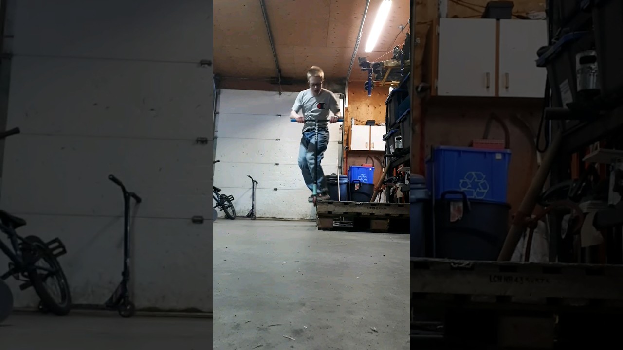 Street Scootering in the Garage!? - YouTube